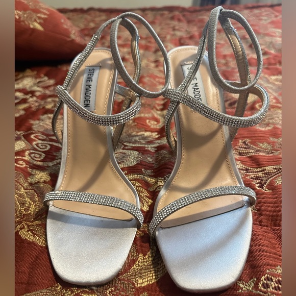 Steve Madden | Shoes | Steve Madden Rhinestone Strappy Sandals | Poshmark